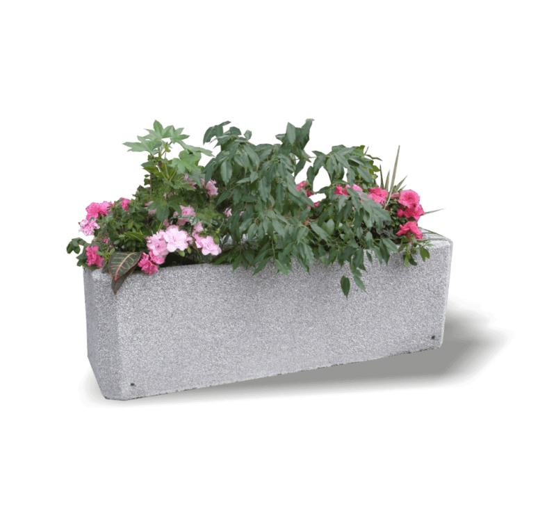 Stačiakampis betoninis vazonas