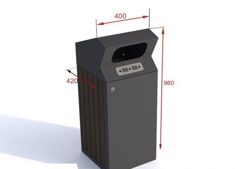 Dviračių stovas ECHO-9 PION INOX | Parkų technika